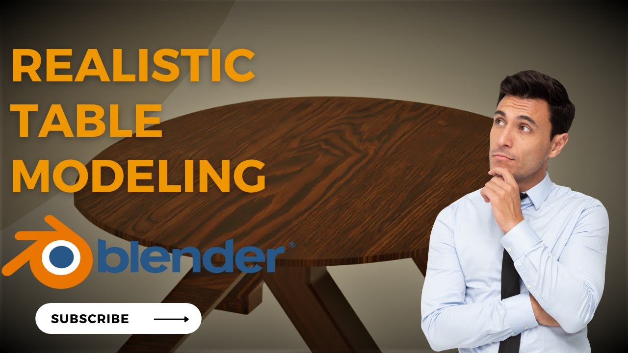 Realistic table modeling - YouTube