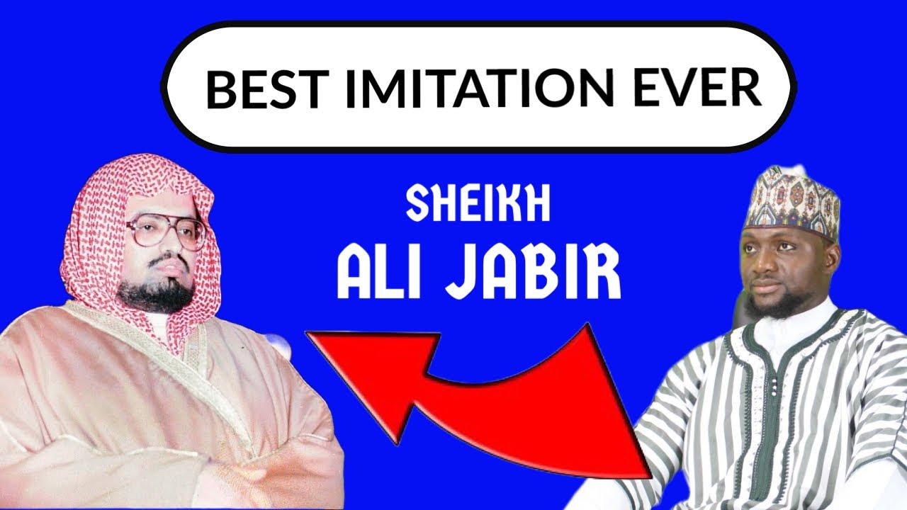 Amazing imitation of Sheikh Abdullah Ali JABIR | Surah An-Noor - YouTube