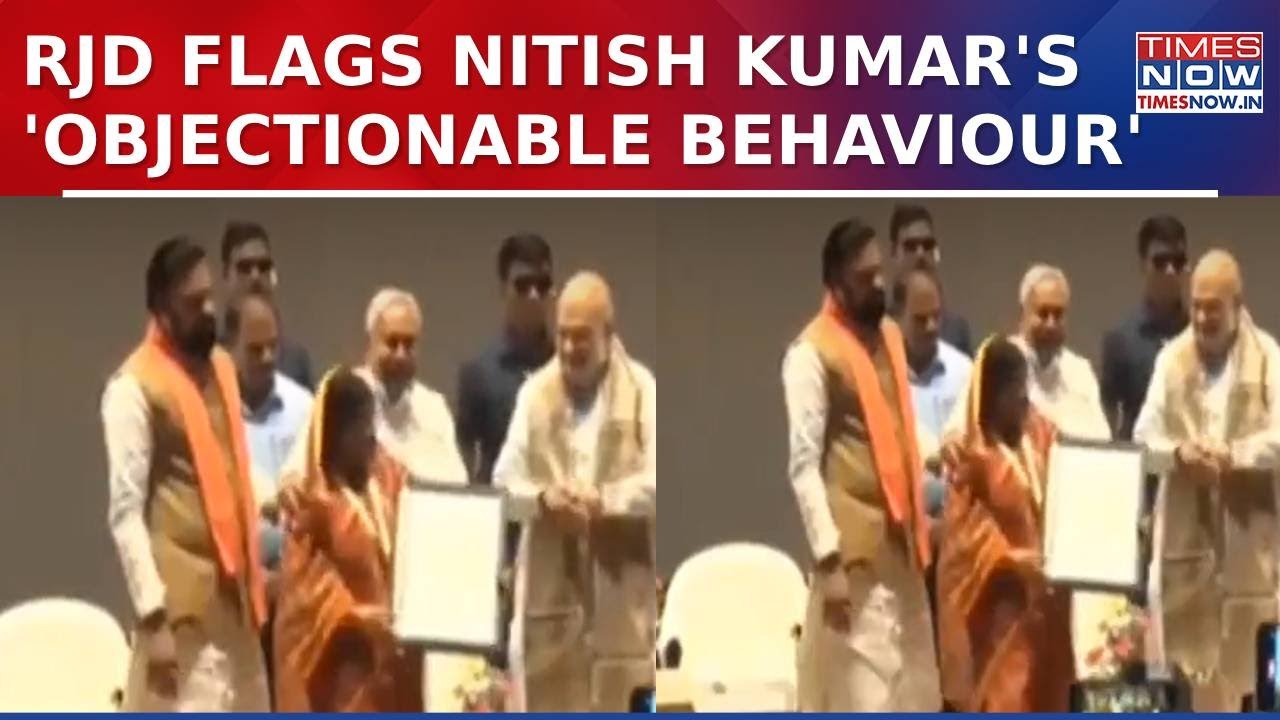 Bihar CM Nitish Kumar's Viral Video Sparks Controversy, RJD Flags 'CM's ...