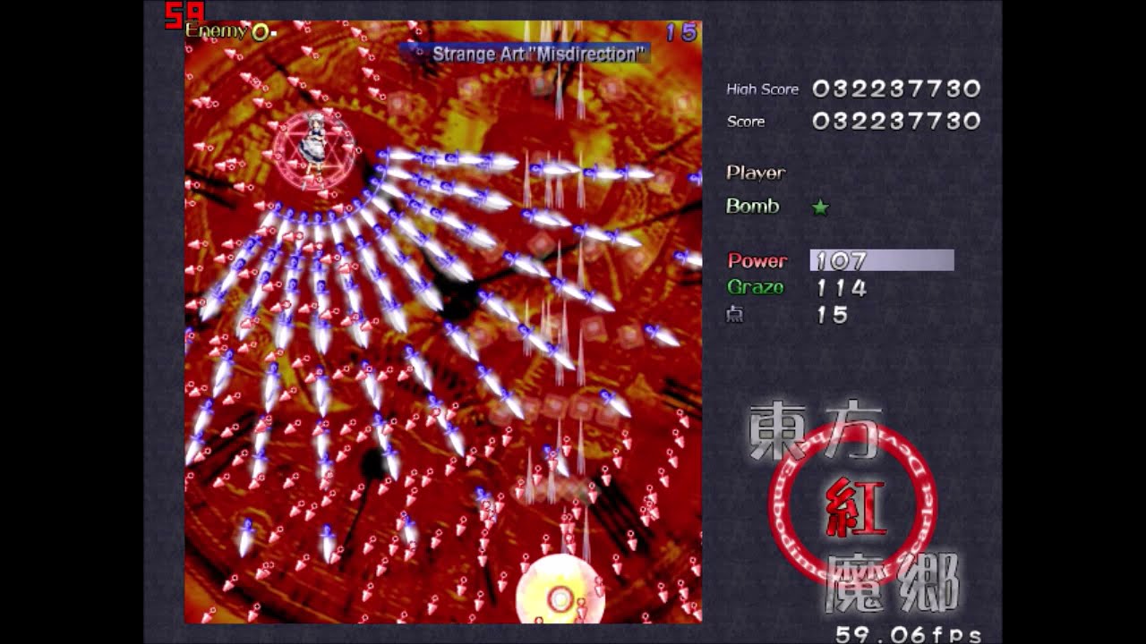 Touhou 6 - The Embodiment of Scarlet Devil (Reimu) - YouTube