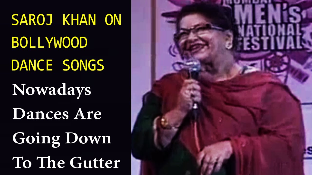 Saroj Khan Best Speech On Dance Choreography & Her Career Journey in ...