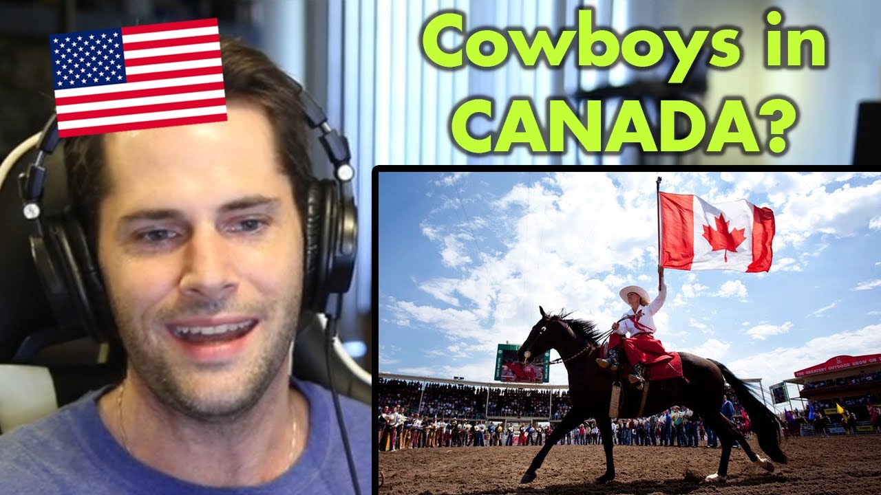 American Reacts to the Calgary Stampede - YouTube