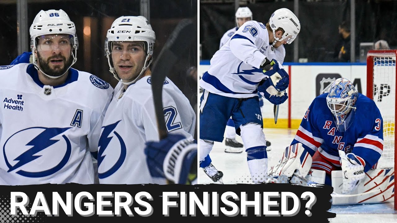 NHL GAME NIGHT: Rangers Playoff Hopes SHATTERED by Lightning, Bolts New ...