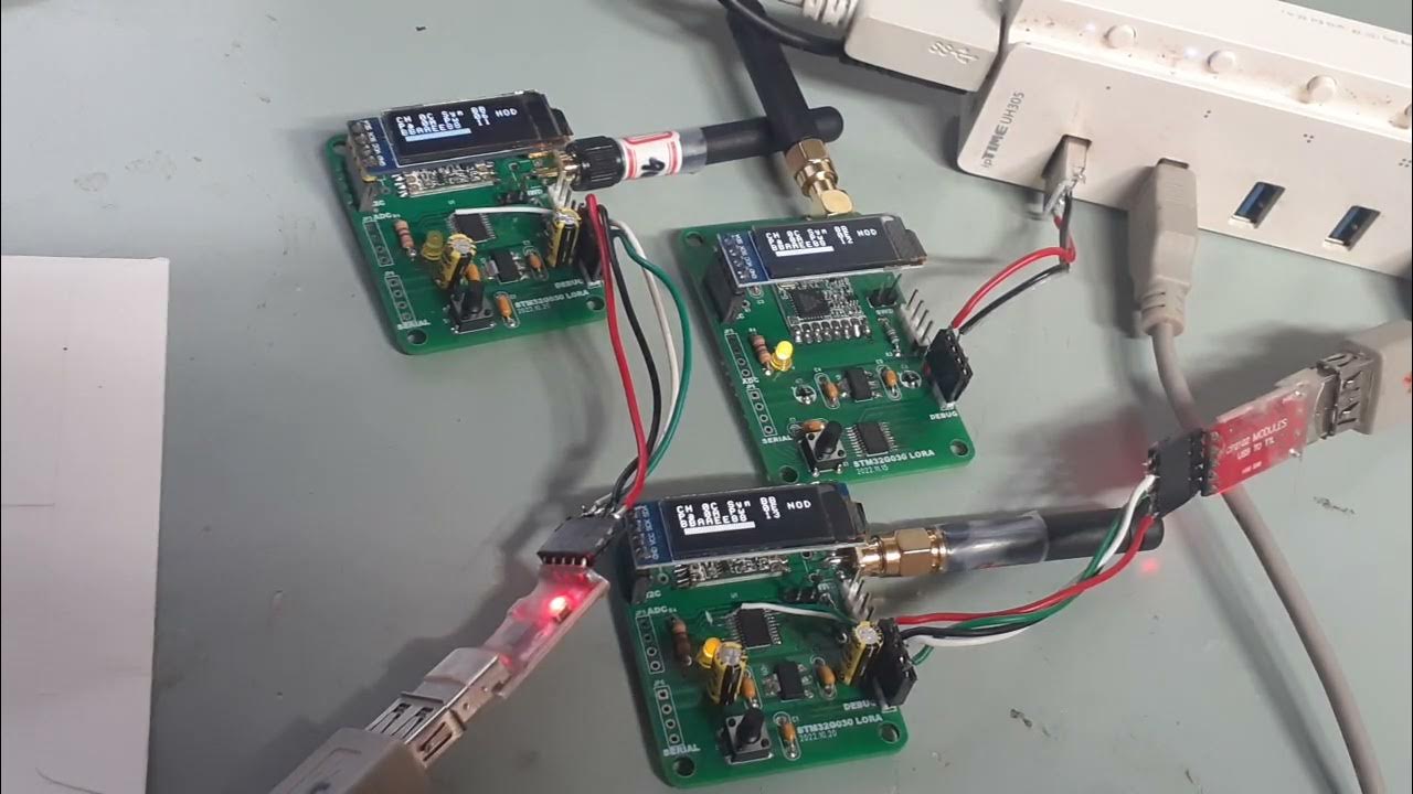 LoRa with STM32G030 - YouTube
