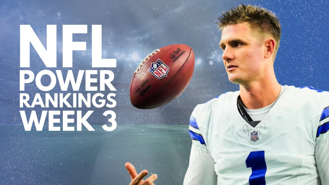 Cowboys win over the Giants shift their ranking | NFL Week 3 Power ...