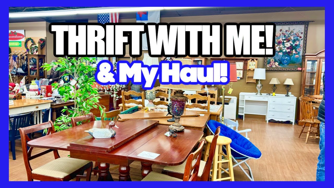 I FOUND A BUCKET LIST ITEM! WOOT! THRIFT WITH ME & HAUL! Charity Thrift ...