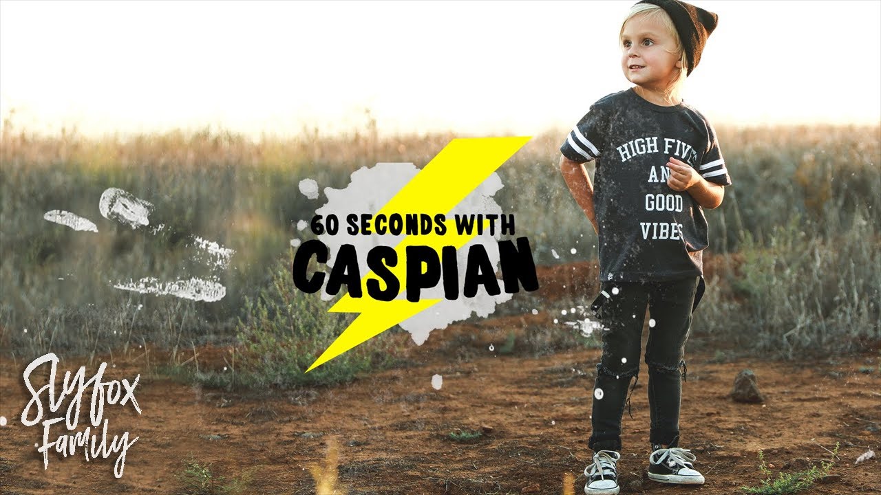 60 SECONDS WITH CASPIAN! | Slyfox Family - YouTube