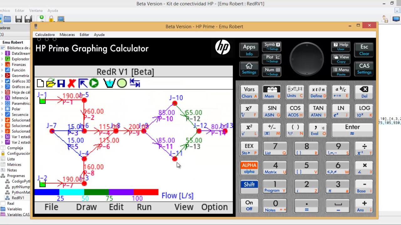 Hp Prime RedR V1 H-W, D-W y C-M (Demo 2). - YouTube