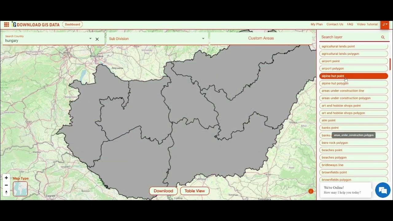 Download Hungary GIS Data | Unlocking Hungary's Geospatial Insights ...