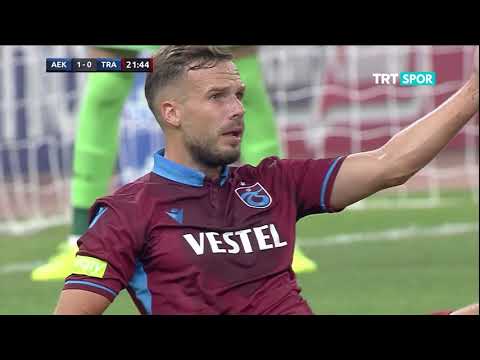 Uefa grup eleme maçı Aek Trabzonspor 1-3