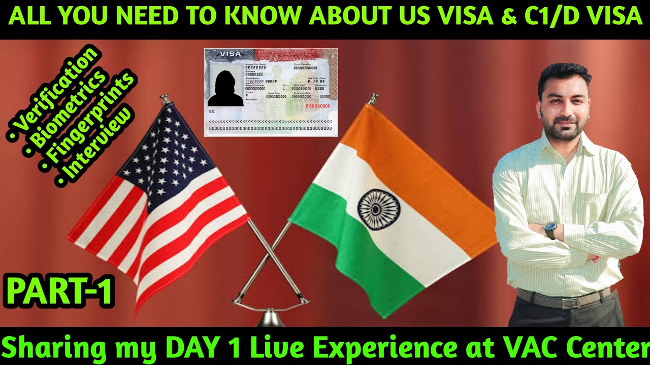 HOW TO APPLY FOR US VISA OR C1/D VISA || LIVE EXPERIENCE AT VAC CENTER ...