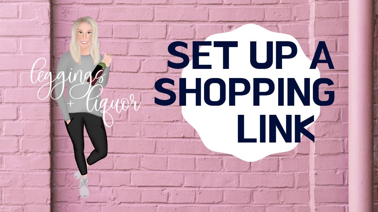 Set Up a Shopping Link - YouTube
