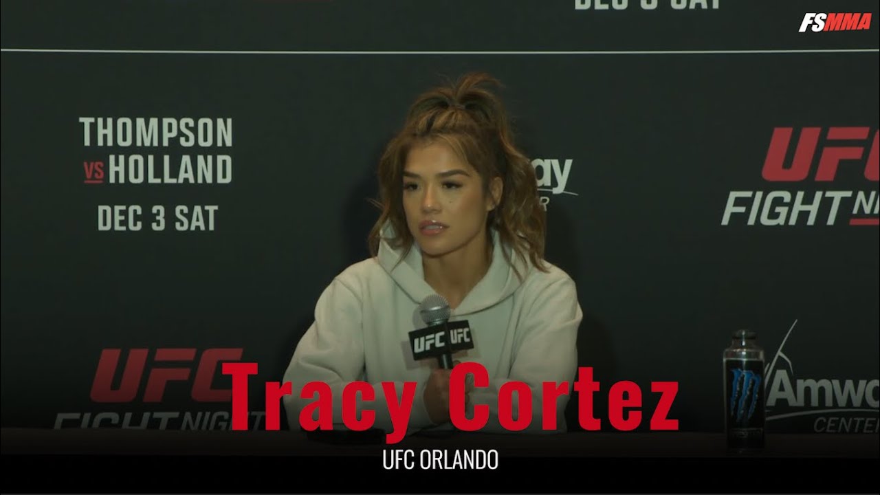 Tracy Cortez UFC Orlando full pre-fight media day interview - YouTube