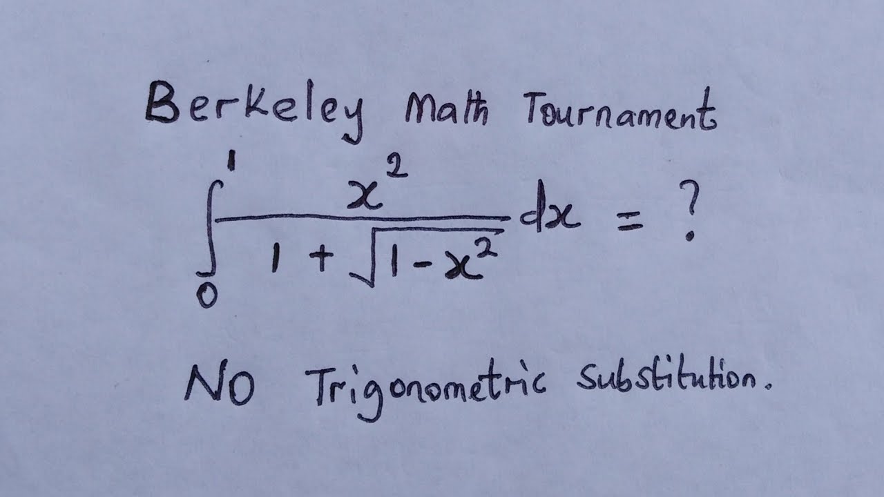 Berkeley Math Tournament | Can you solve ? - YouTube