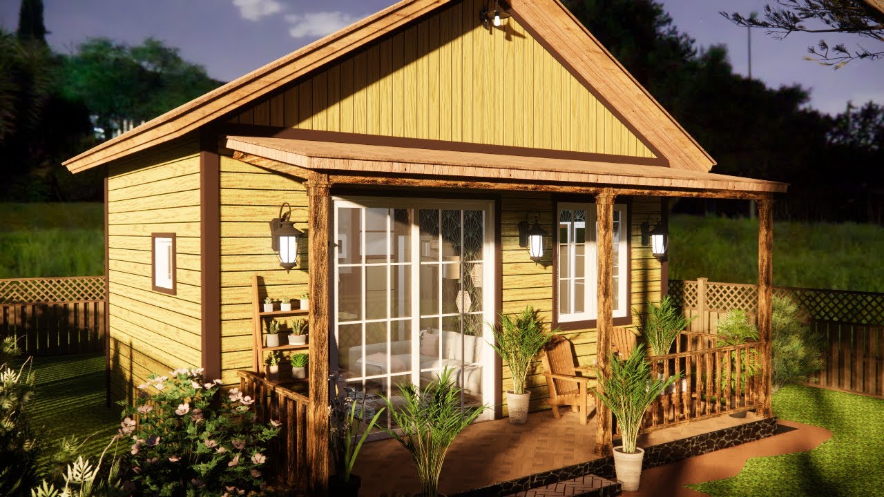 Cozy and Charming Small House Design 6x4 Meters (250 SQFT) With Floor ...