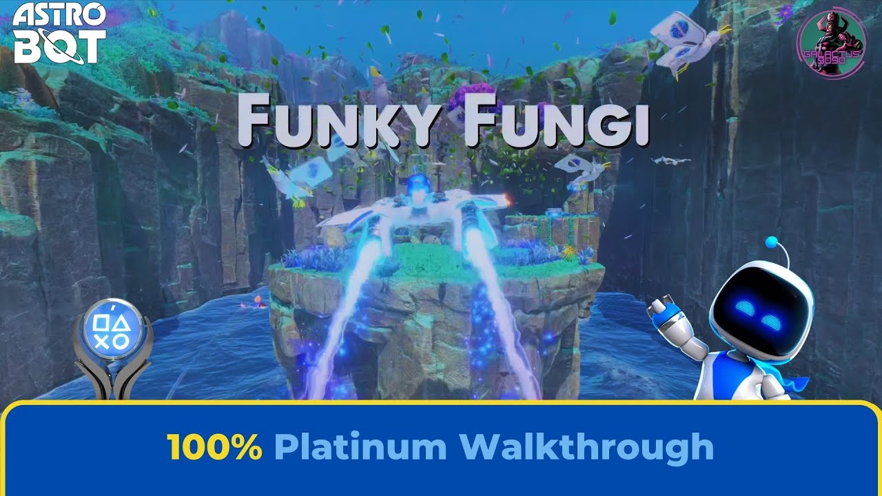 Astro Bot: Funky Fungi Platinum Walkthrough [4K] - YouTube