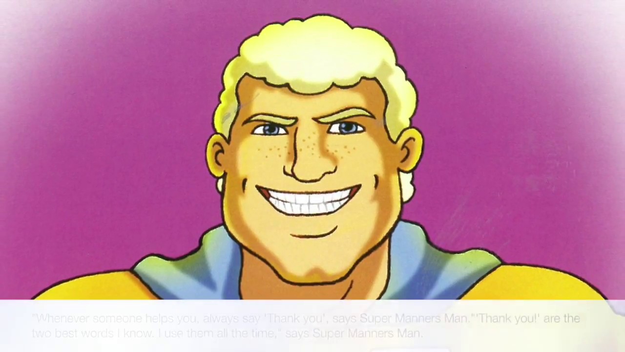 Super Manners Man - YouTube