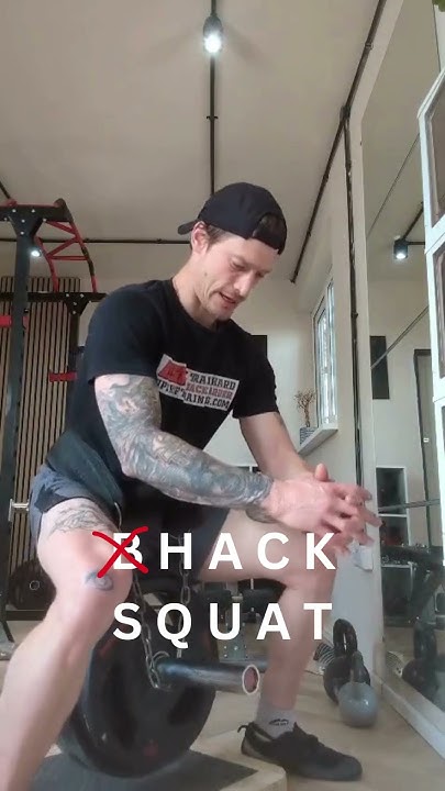 H A C K S Q U A T - a great alternative to BACK or FRONT SQUAT. #squat #hacksquat #landmine # ...