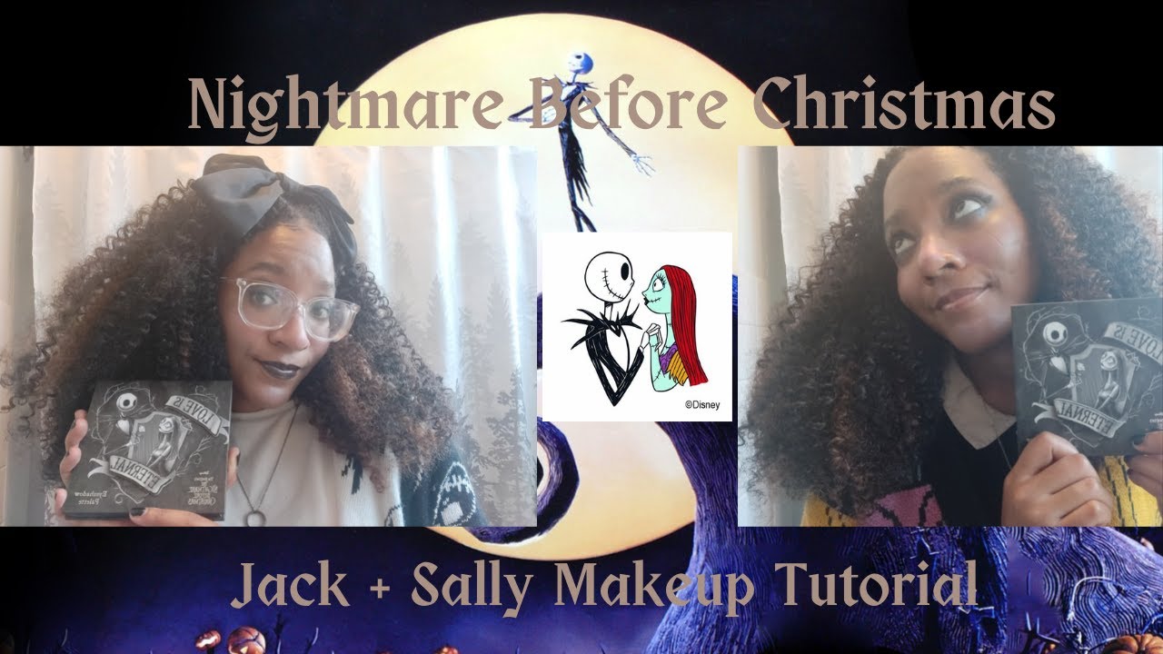 Jack and Sally Makeup Tutorial-2021 | ART-O-WEEN! - YouTube