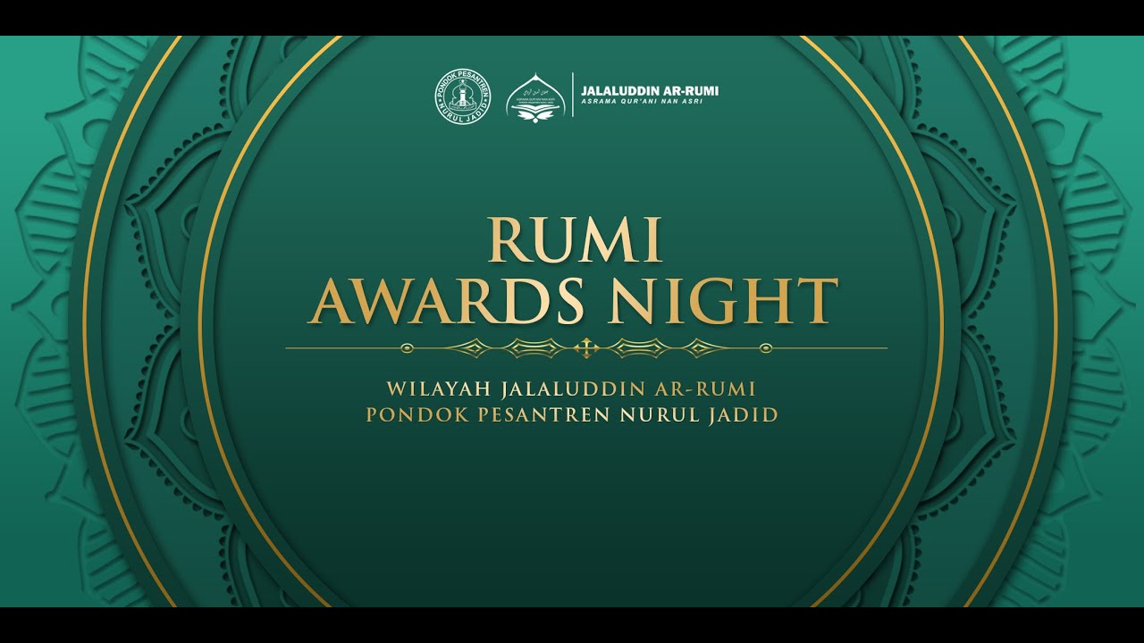 RUMI AWARDS NIGHT SEASON 2 (WIL JALALUDIN AR-RUMI (G)) - YouTube