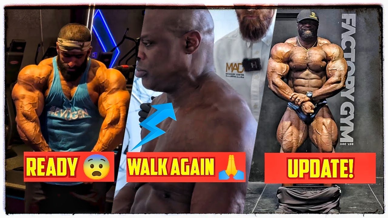 (Hindi) Ronnie Coleman road to walk again+Hadi looking ready+samson ...
