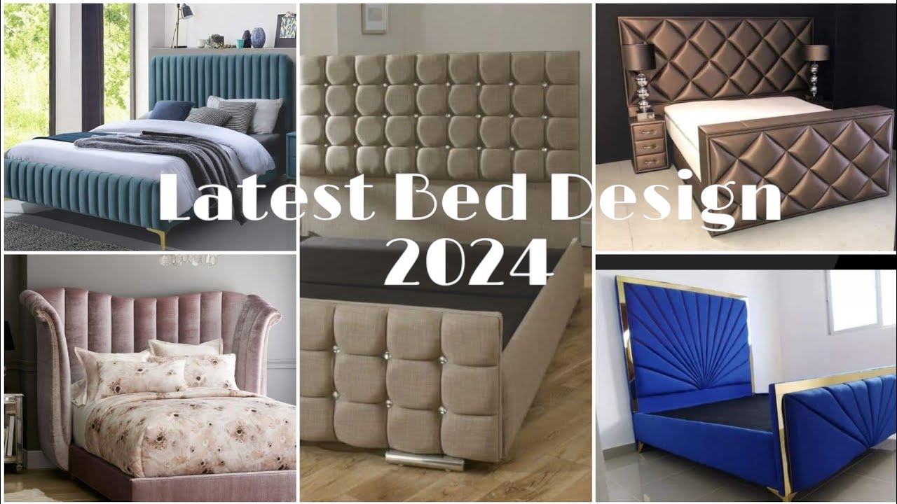 Modern cushion bed designs 2024//Trending bed designs//Fancy bed sets ...