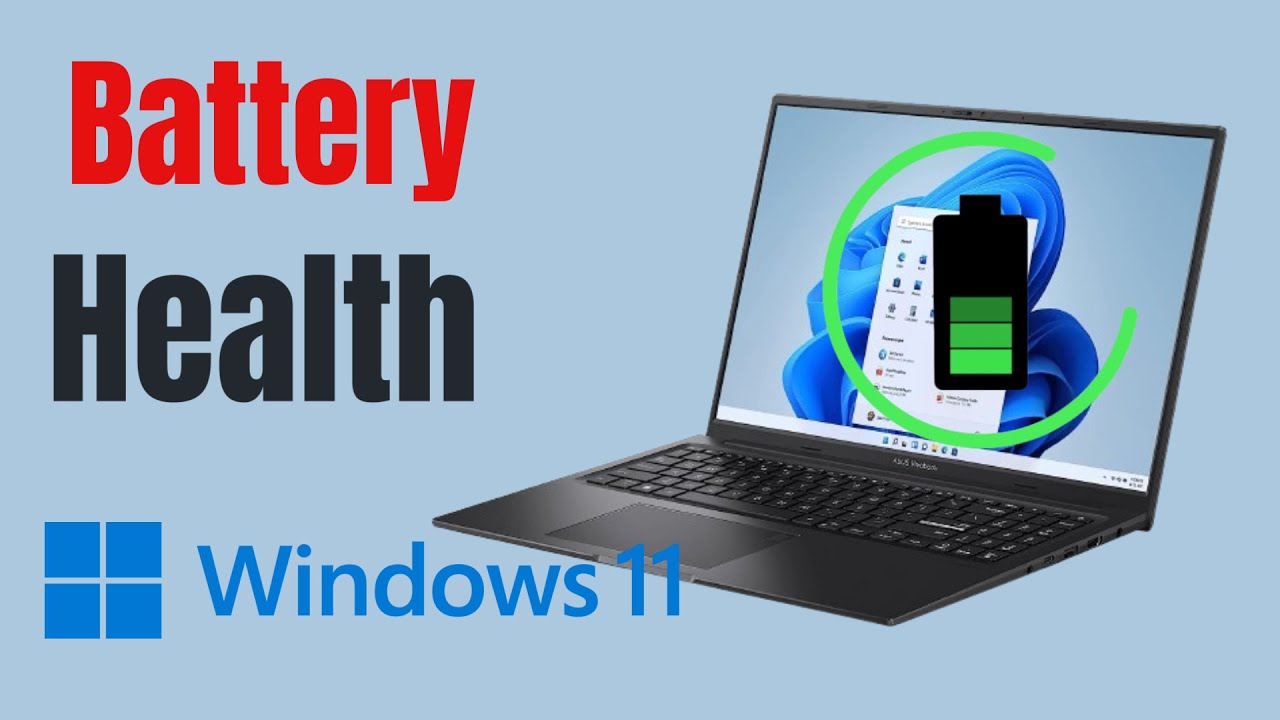 Windows 11 How to Check Laptop Battery Health 2025| Laptop's Battery ...