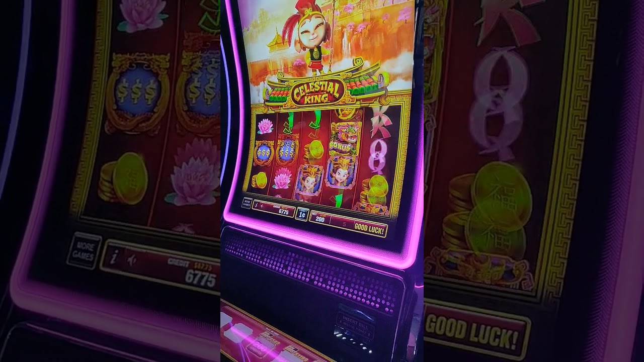 Celestial King slots machine - YouTube