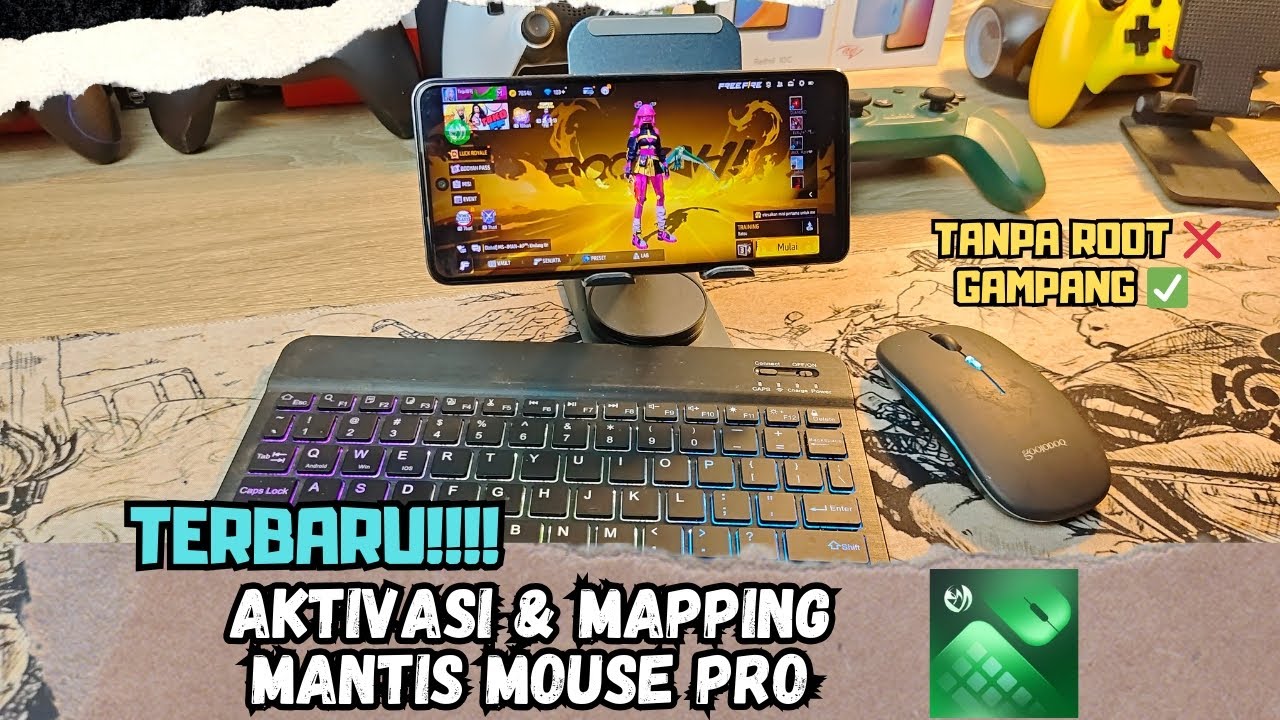 PALING GAMPANG!! Tutorial Aktivasi Mantis Mouse Pro Support Semua Game ...