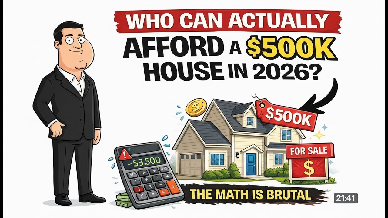 Who Can Actually Afford a $500K House in 2026 The Math Is Brutal - YouTube