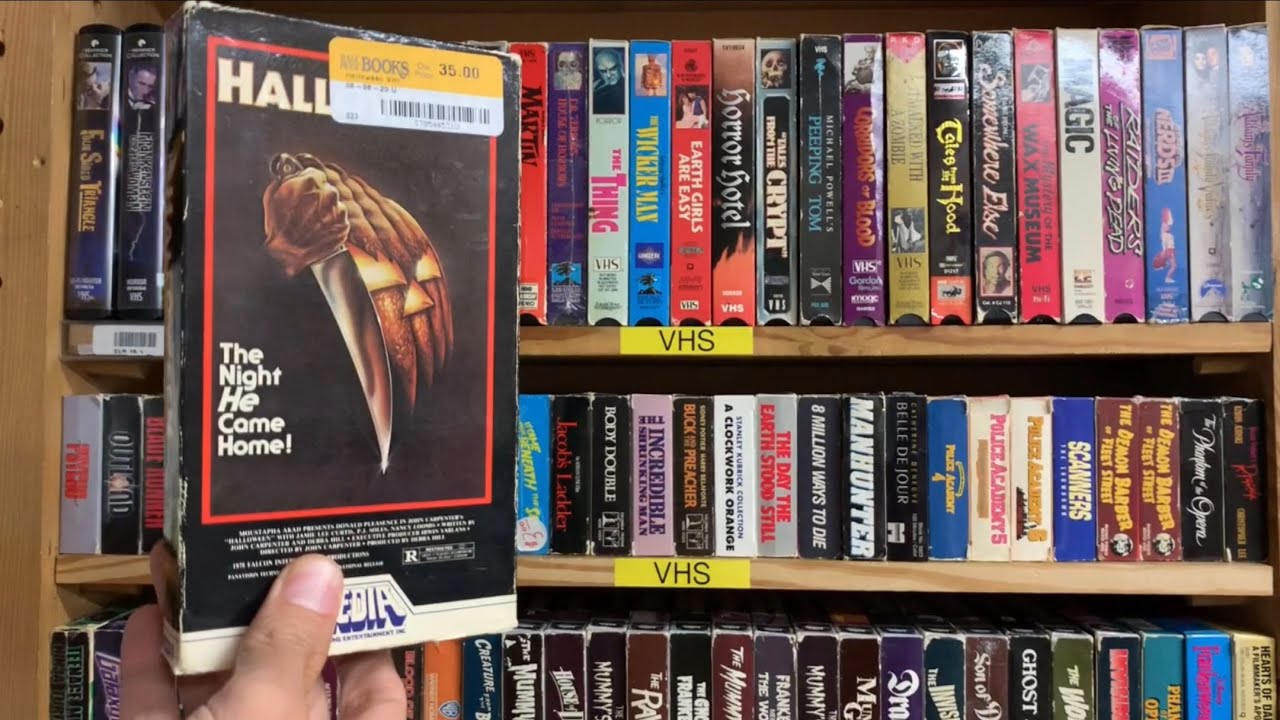 Old “Halloween” (1978) VHS at Half Price Books - YouTube