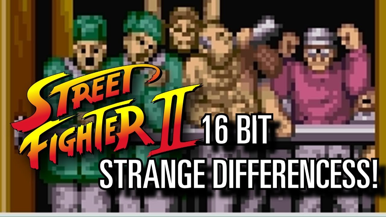 Street Fighter II - Crazy 16 bits Differences!! - YouTube