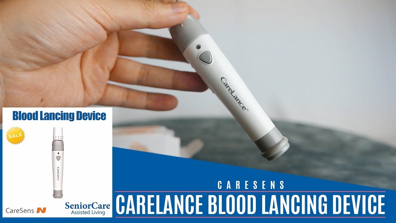 MIND-BLOWING TECHNOLOGY Carelance Blood Lancing Device - For Home ...