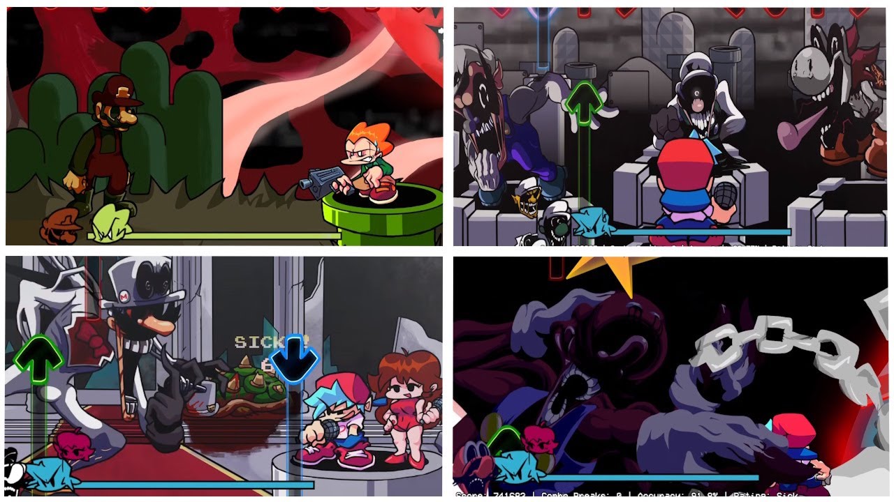 Friday Nigth Funkin' - Secret Exit (Mario's Madness) FNF MOD - YouTube