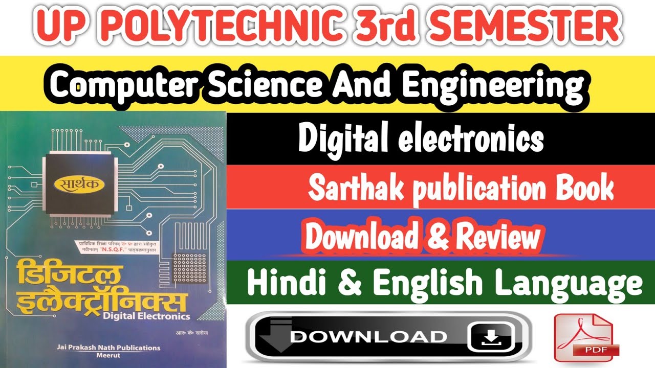 Digital Electronics Book | Hindi | CSE 3rd Semester Book | Download ...