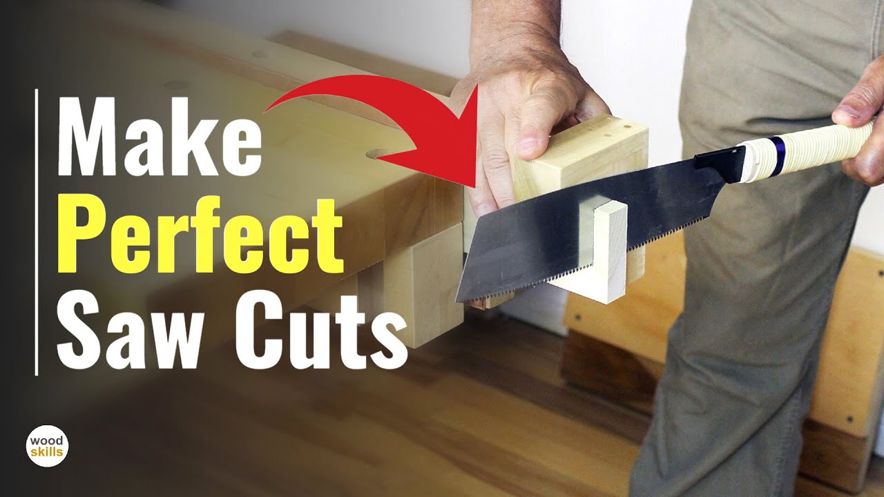 Make Perfect Saw Cuts Using A Simple Saw Guide - YouTube