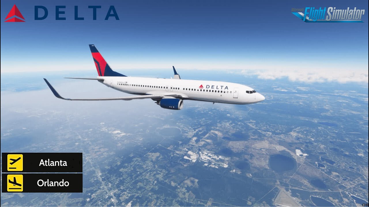 Atlanta to Orlando - MSFS 2020 - Delta - YouTube