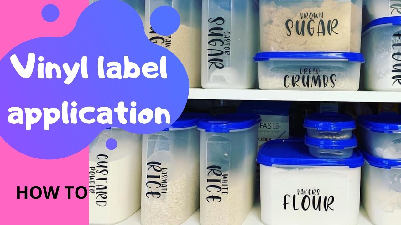 APPLYING VINYL DECALS AND STICKERS! Vinyl application quick and easy ...