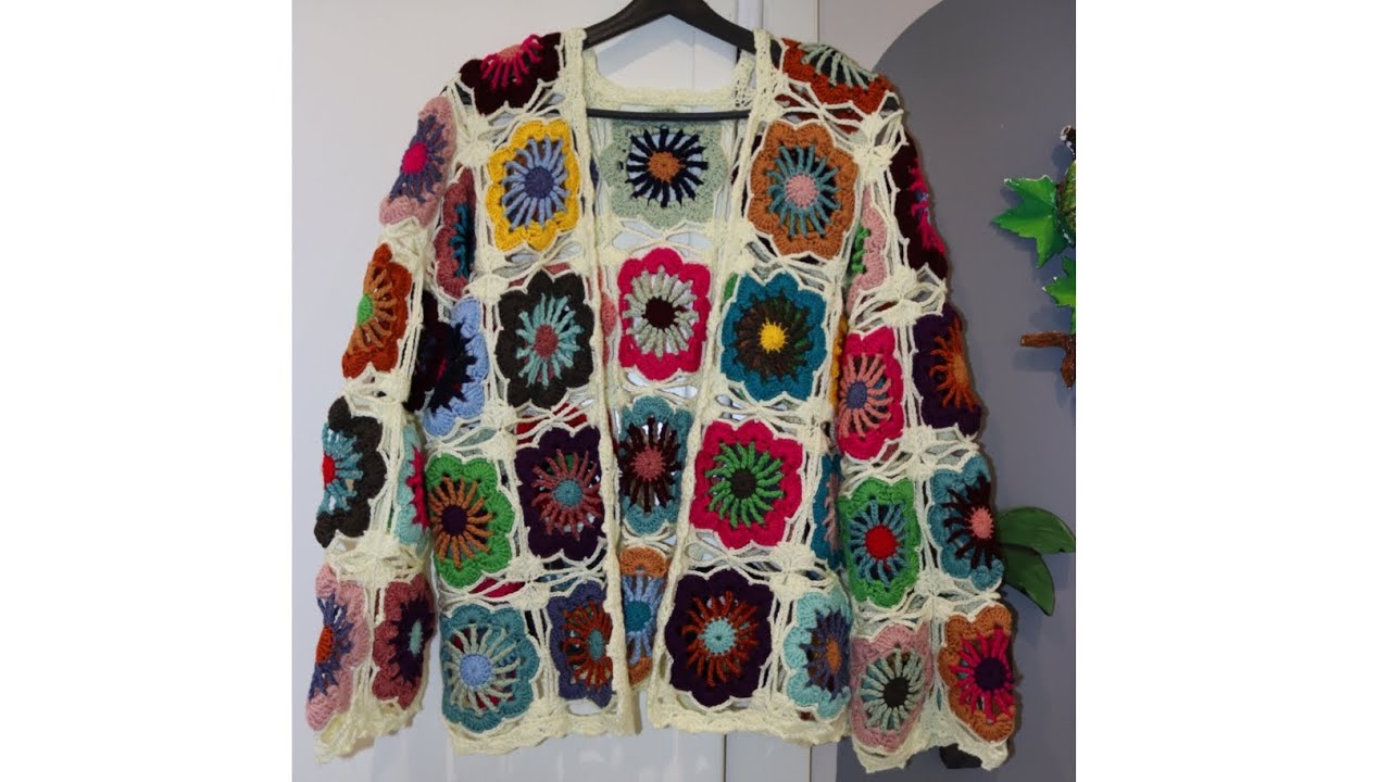 💯Wow Baharlık Hırka Tarifi - Motifli Hırka 🧶 Spring Cardigan Recipe💯🧶 ...