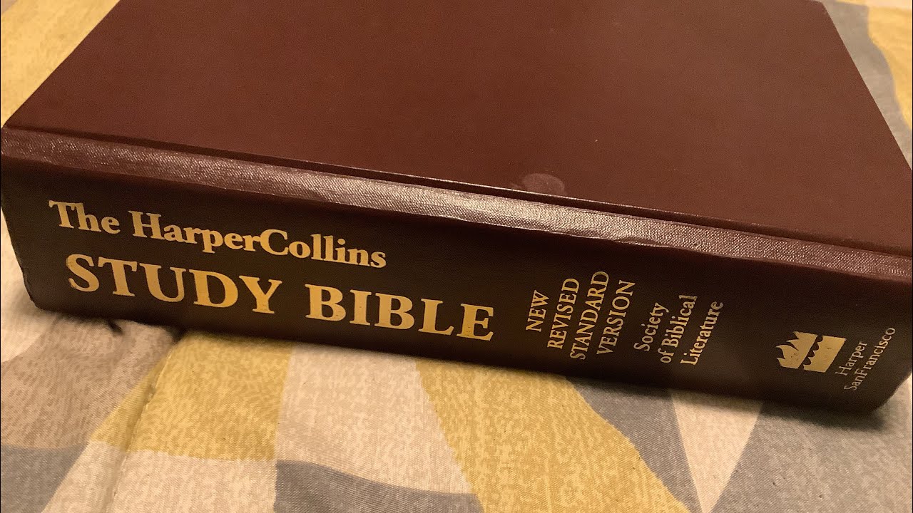 Bible Review- The HarperCollins Study Bible- New Revised Standard ...
