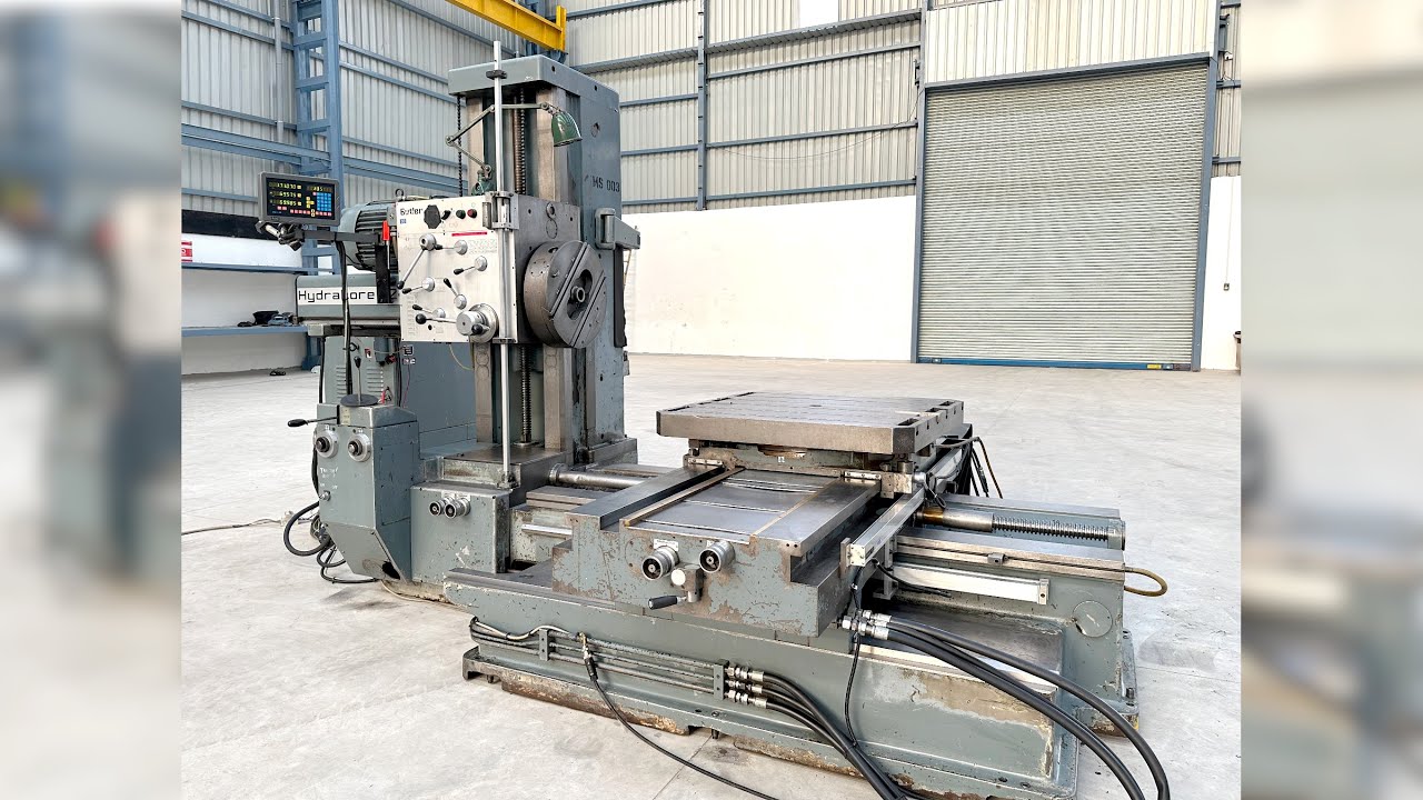 Horizontal Boring Machine - Butler England - 76 mm Spindle Diameter ...