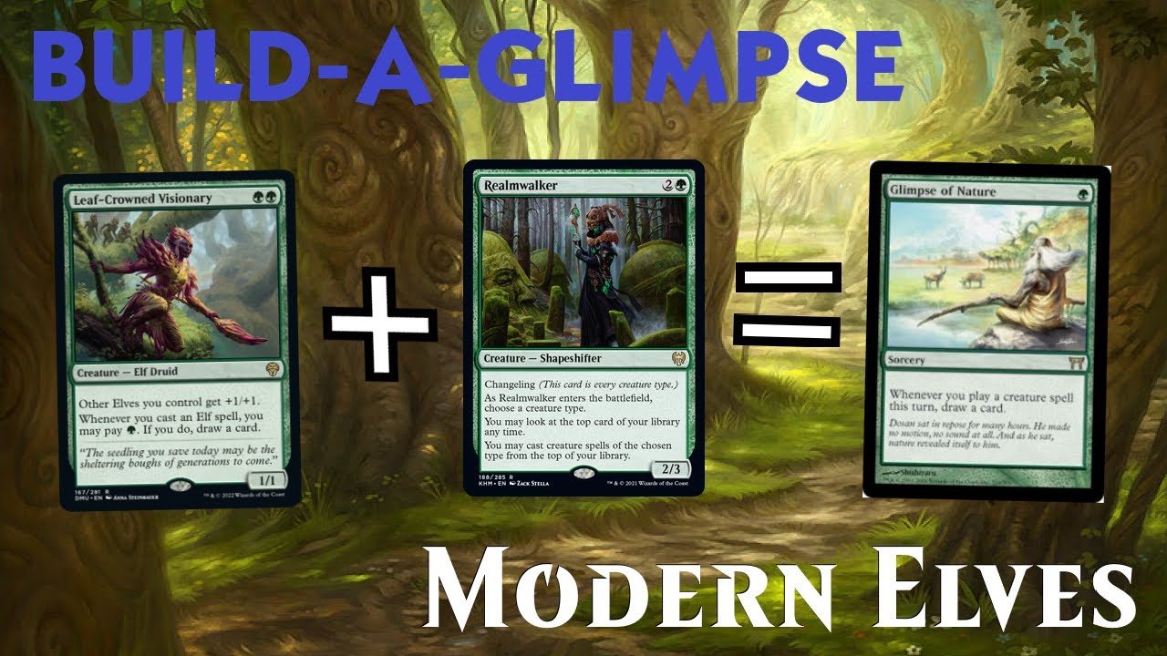 New Elves: Build-Your-Own Glimpse of Nature | MTG Modern - YouTube