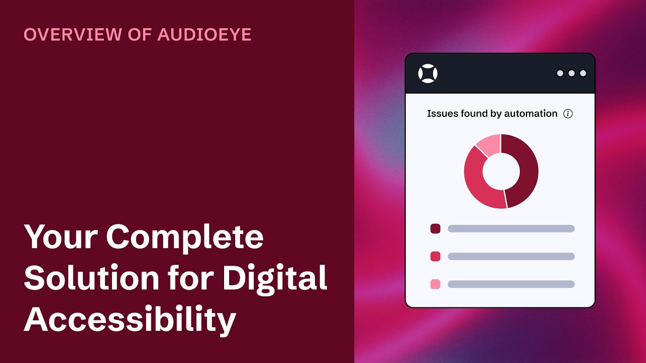 AudioEye: Your Complete Digital Accessibility Solution - YouTube