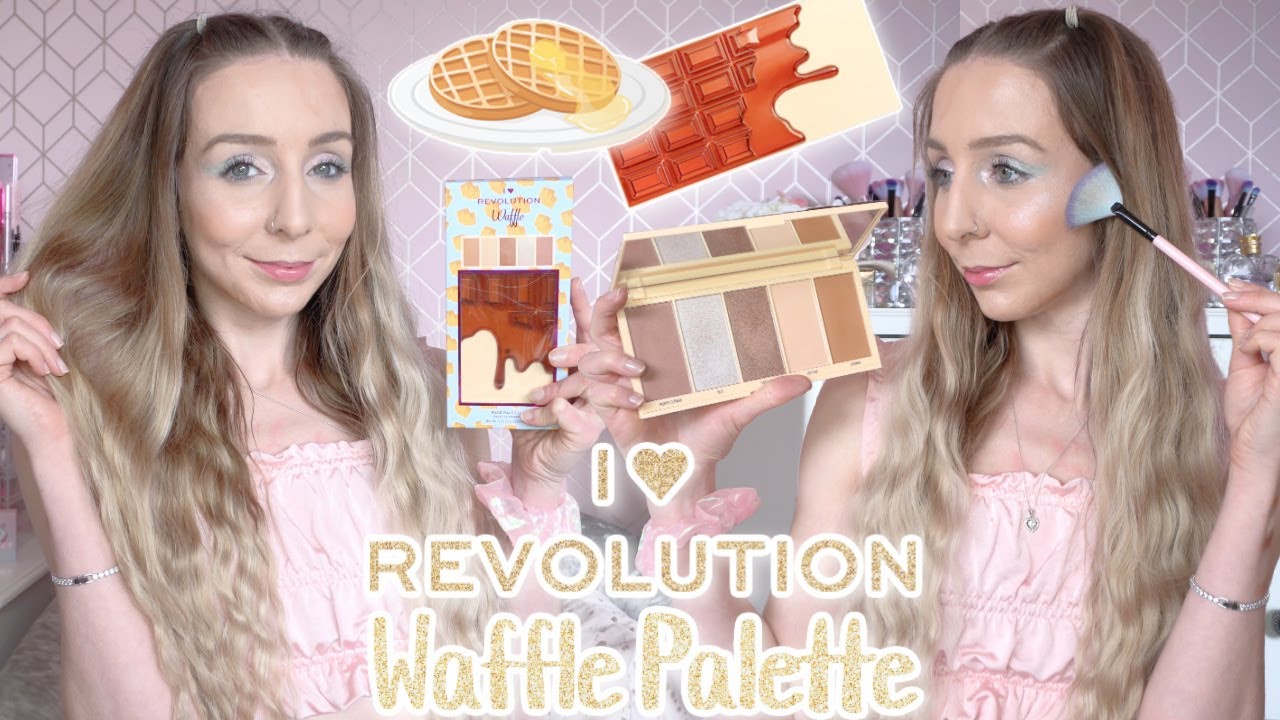 WAFFLE FACE PALETTE 🧇 I HEART REVOLUTION - YouTube