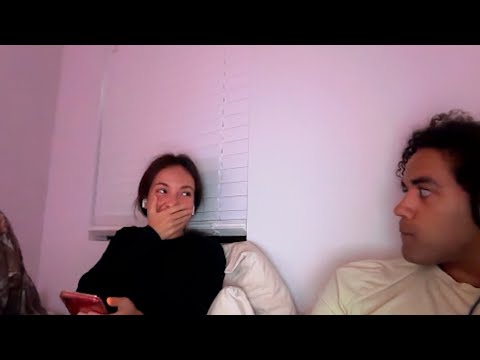 Making beats in bed featuring my hot girlfriend