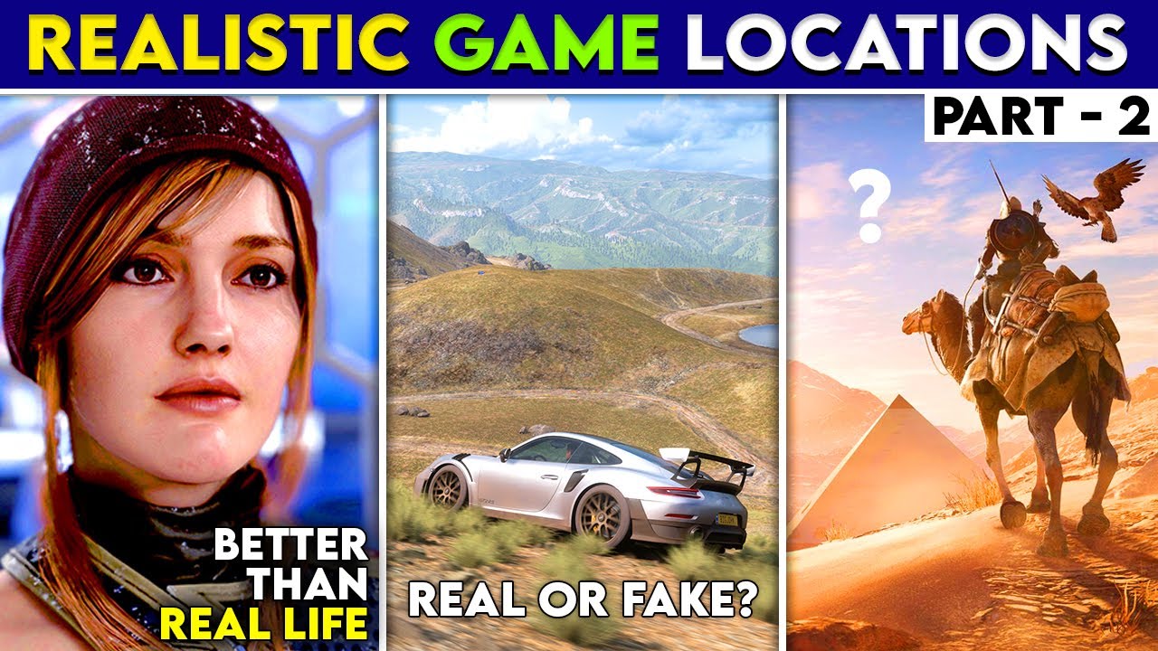 Top 5 Most *REALISTIC* Locations 🤯 In Video Games That Are More ...