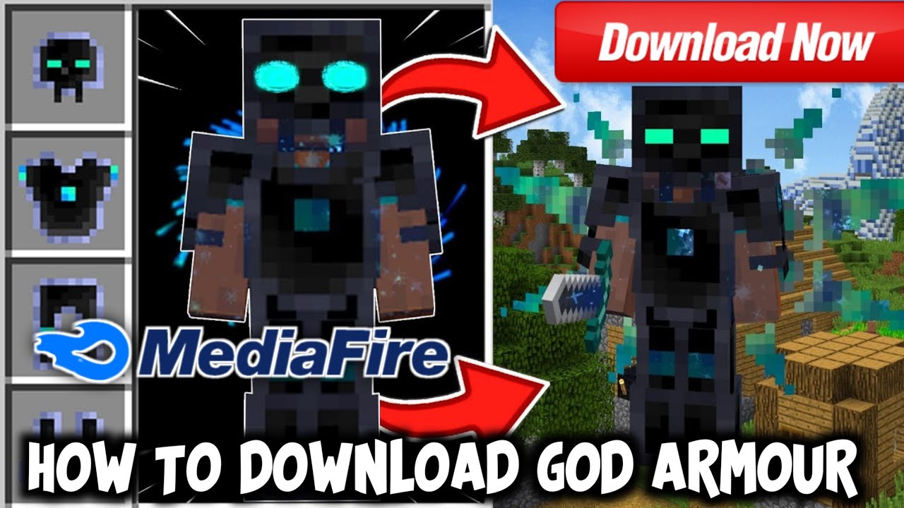 Avaritia armor in Minecraft pocket edition | God armor | Infinity armor ...