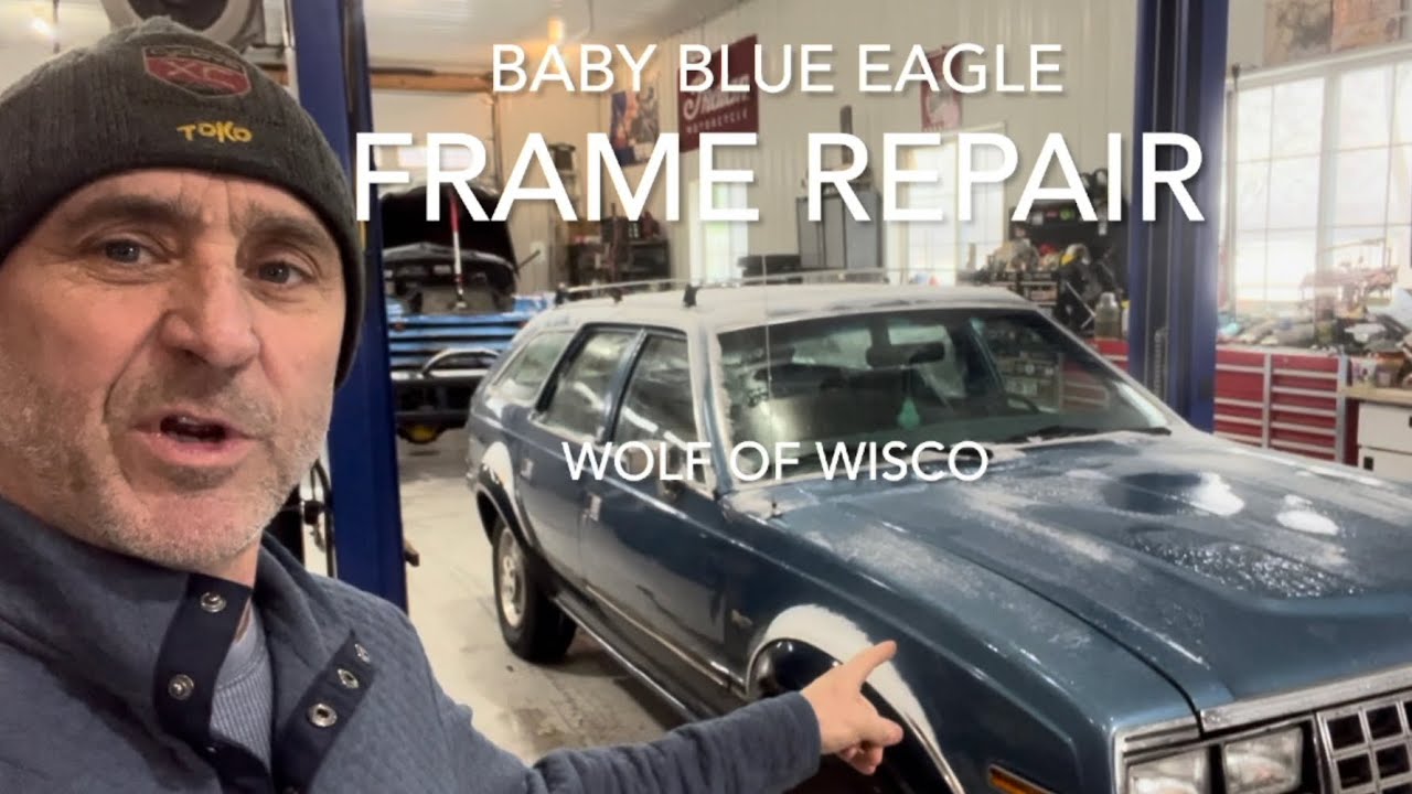 AMC EAGLE - FRAME REPAIR - YouTube