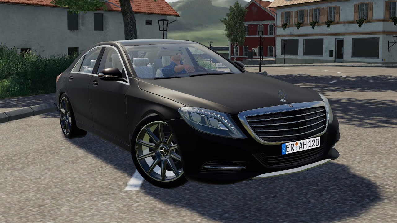 Mercedes-Benz S63 AMG - Farming Simulator 2019 [FS 19 LS 19 Car Mod ...
