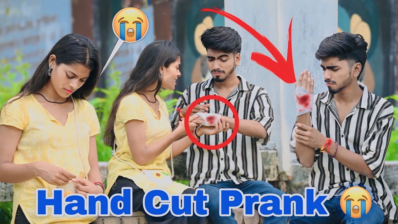 Real Hand Cut Prank 😭(Prank on Bestfriend( Gone Emotional)🥲 - YouTube